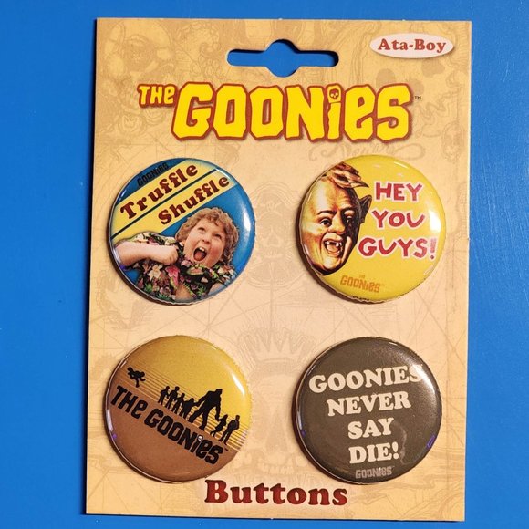 Other | The Goonies 4 Button Set Made By Ataboy Sloth Chunk Classic ...